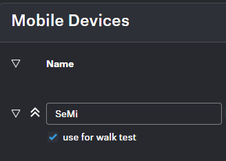 Walk Test durchführen