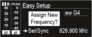 Performing multi-channel frequency setup