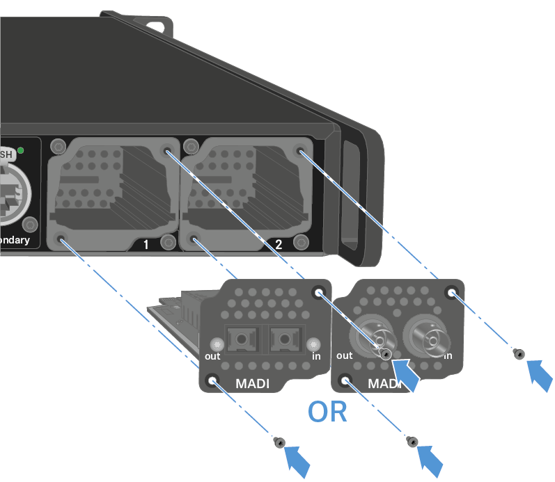 Installing slot-in cards